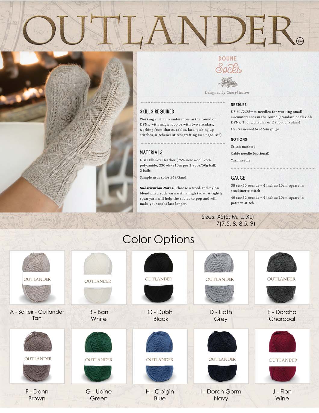 Outlander™ Doune Socks – Yarnaholicstore